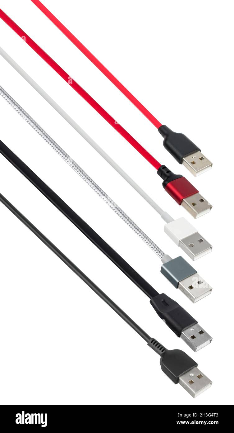 USB connector with cable, connecting piece, electronic component ...