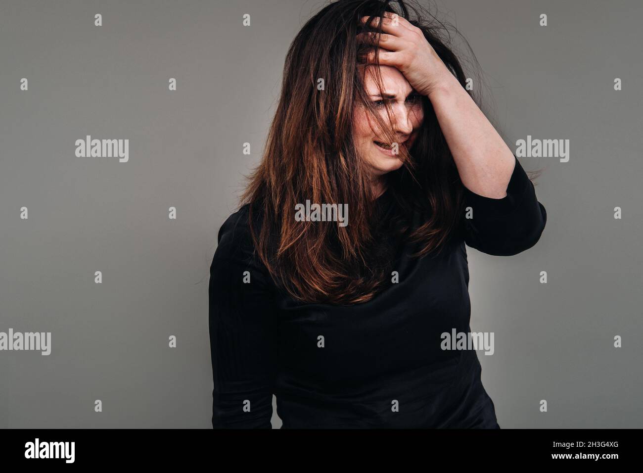 Battered Woman Battered Woman Black Eye High Resolution Stock ...