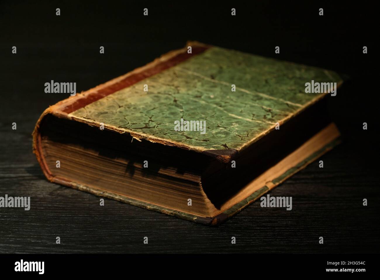 Old book on black hi-res stock photography and images - Alamy