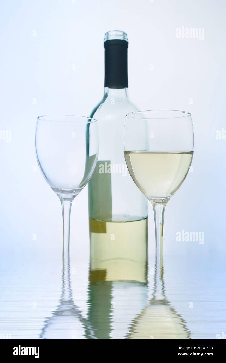 Quality white wine Stock Photo - Alamy