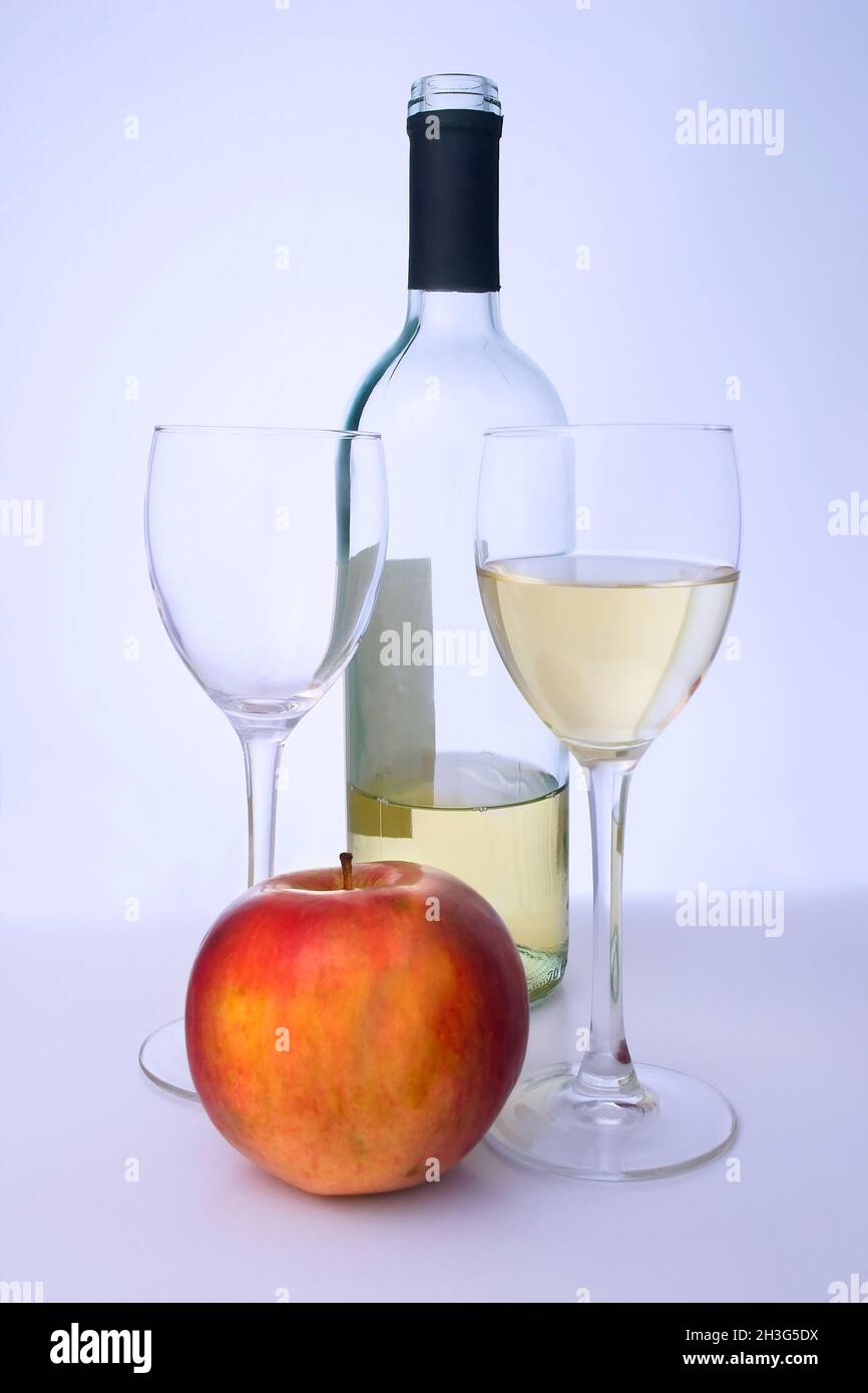 Quality white wine Stock Photo - Alamy