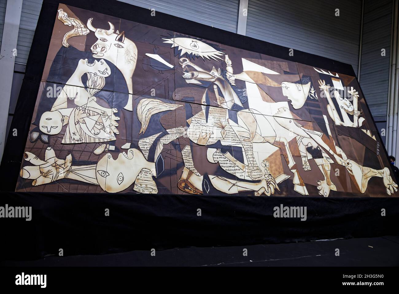 Paris, France. 27th Oct, 2021. The famous painting by Picasso Guernica ...