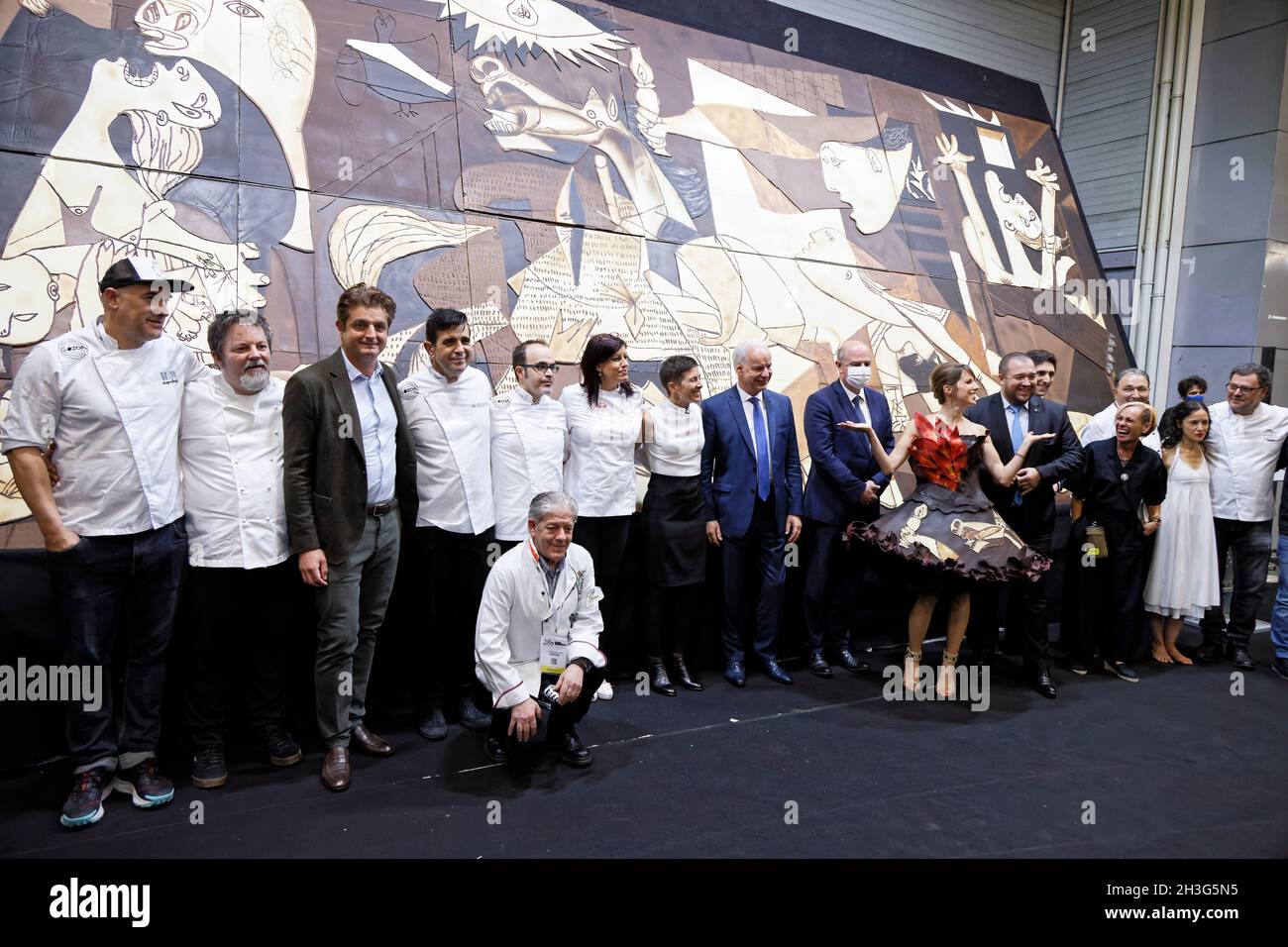 Paris, France. 27th Oct, 2021. The famous painting by Picasso Guernica ...
