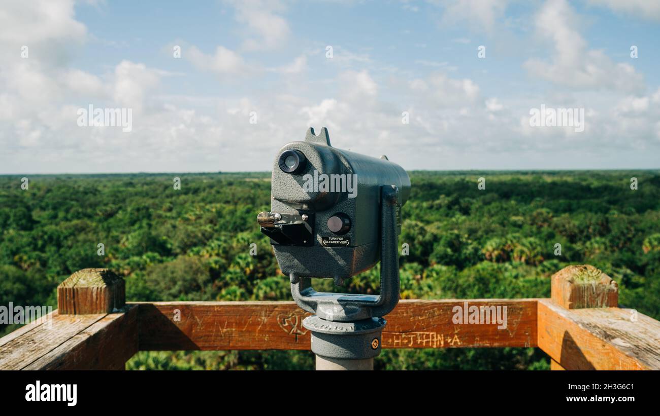 Canopy Overlook at Myakka River State Park, Sarasota, FL, USA Stock ...
