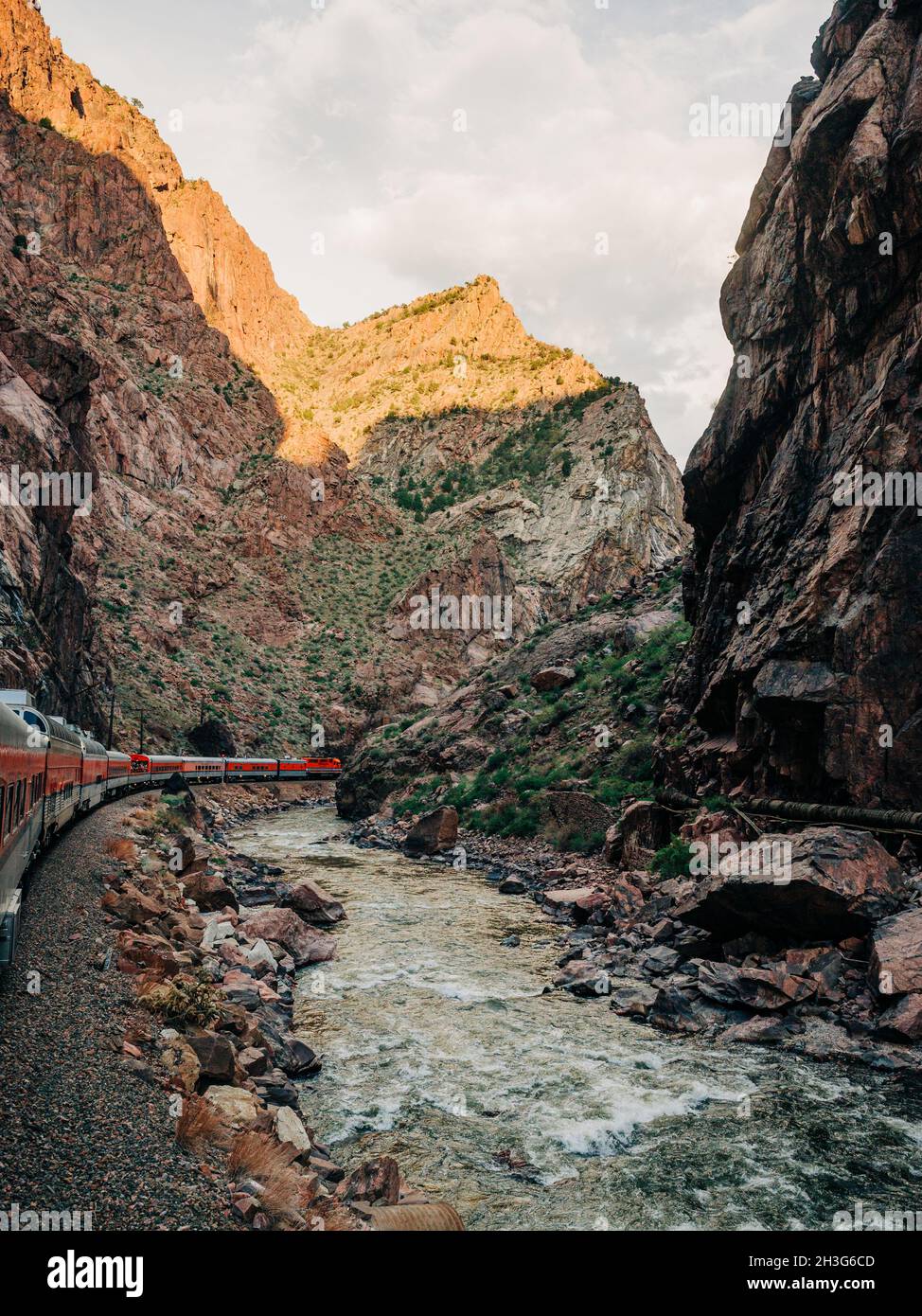 Royal Gorge, Cañon City, USA; Royal Route Railroad Stock Photo - Alamy
