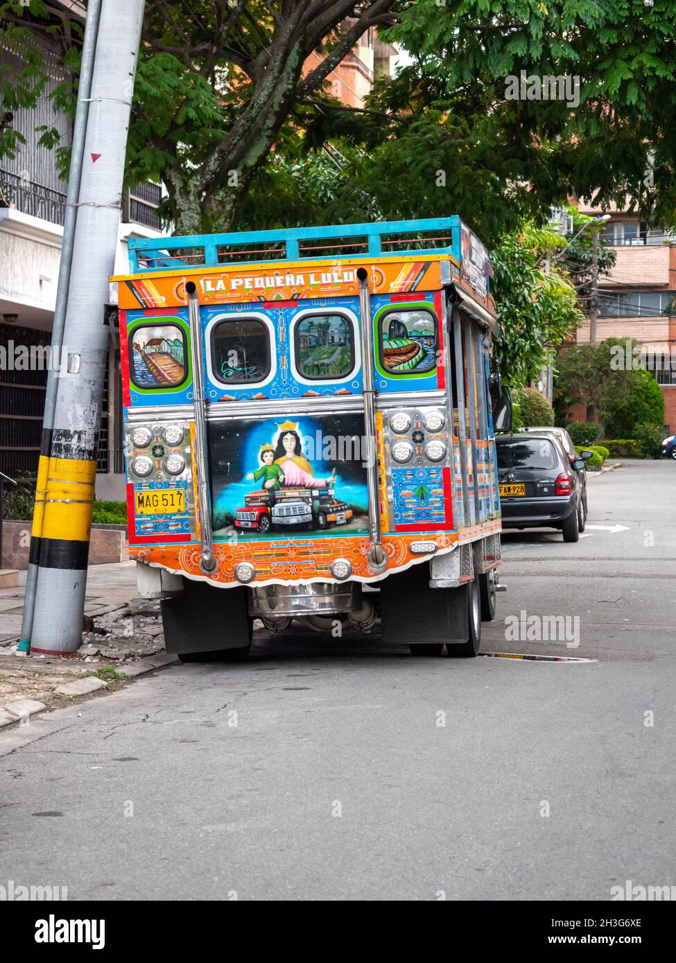 Medellin, Antioquia, Colombia - December 22 2020: Party Bus known as ...