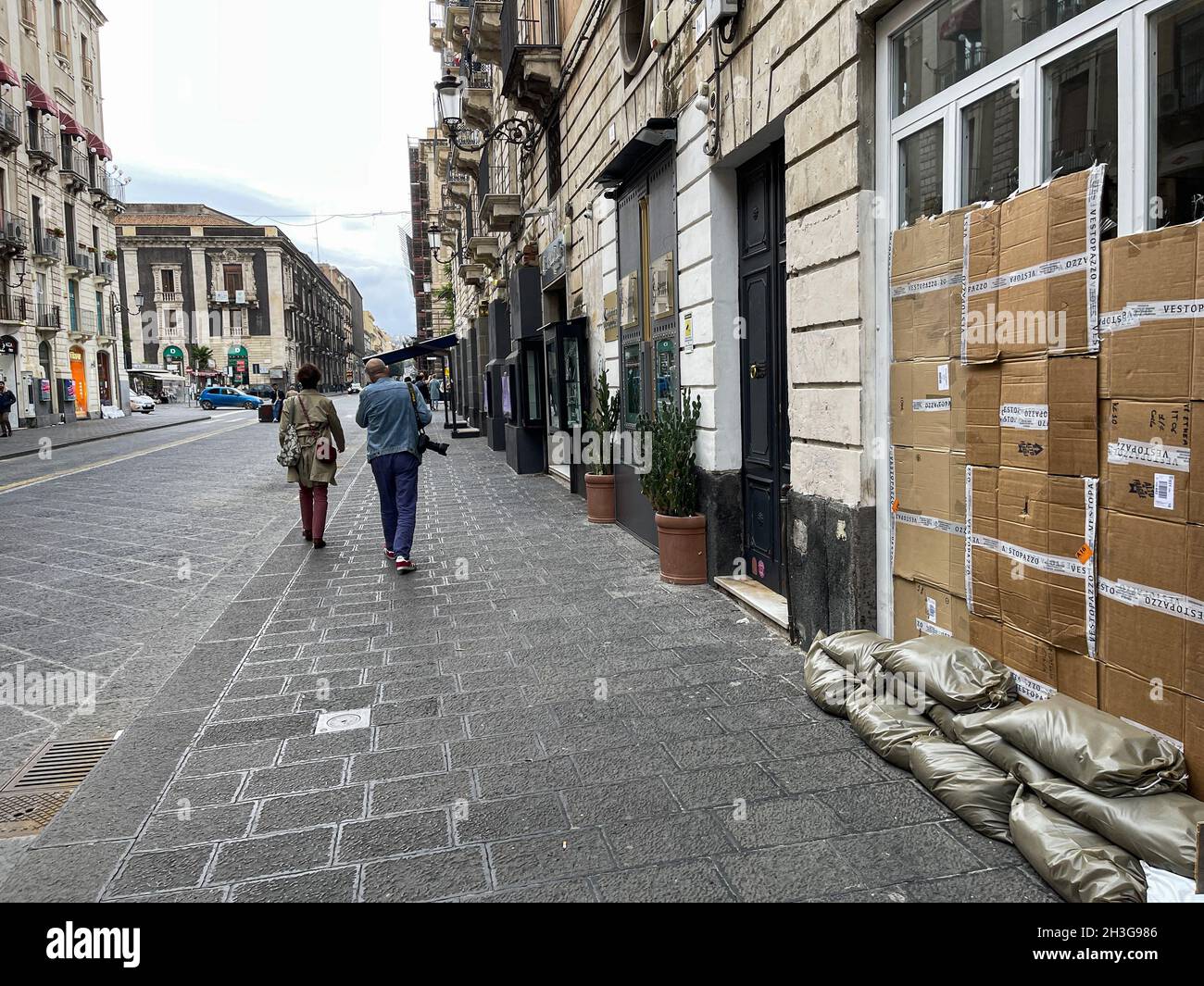Catania - 28th Oct, 2021. The Mediterranean hurricane Apollo (medicane ...