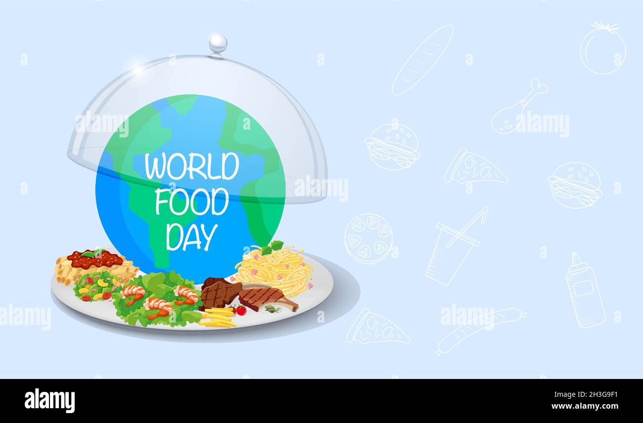 World Food Day Card Stock Vector Image & Art - Alamy