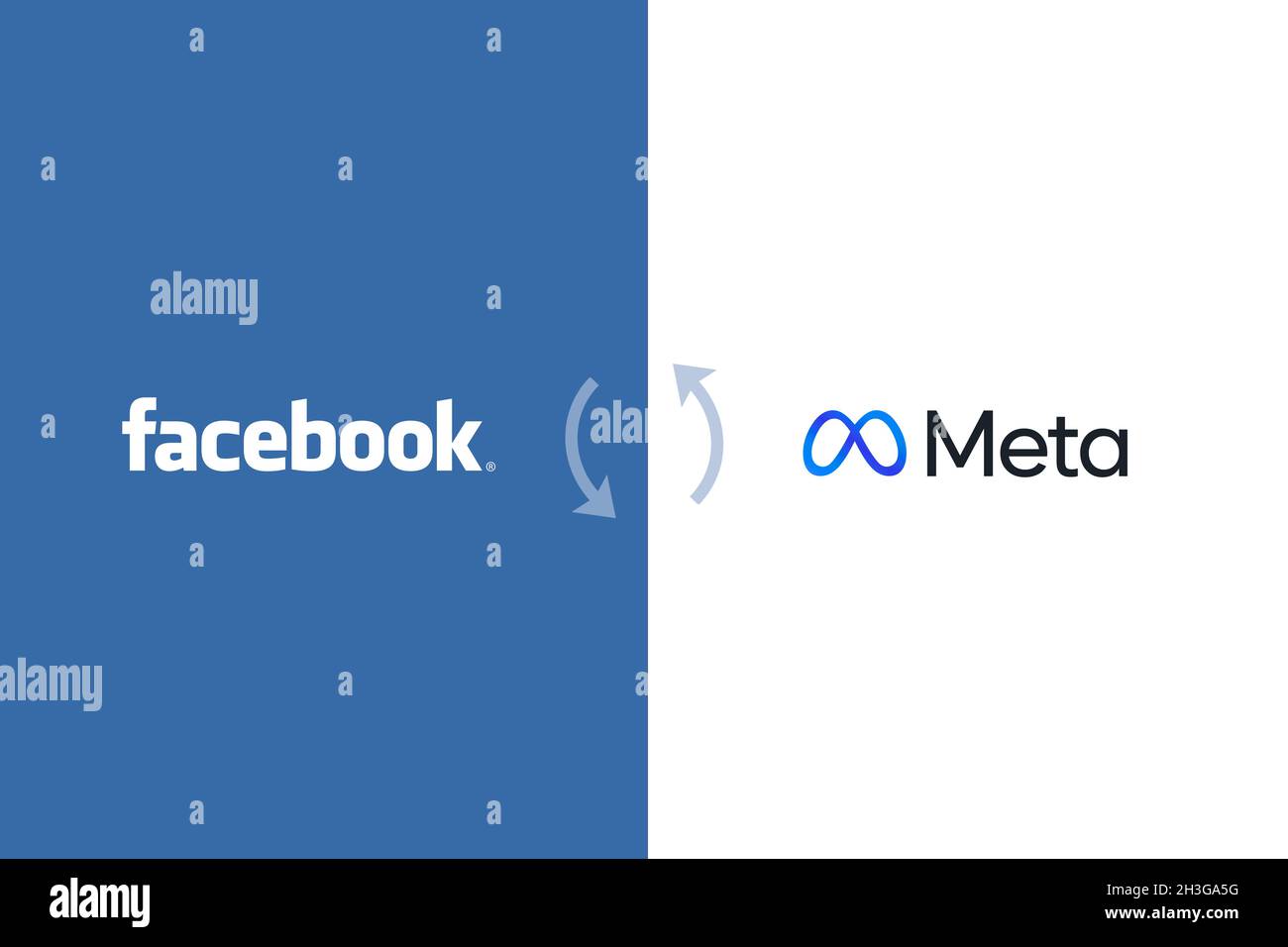 California, United States. Oct 28, 2021: Meta logo, Facebook rebrand ...