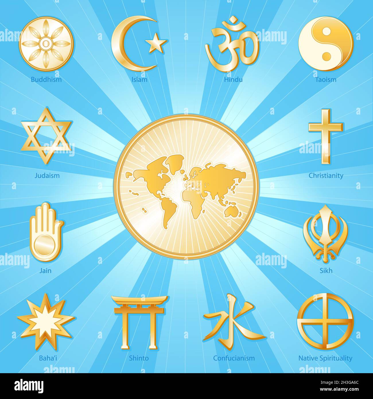 Map of faith hi-res stock photography and images - Alamy