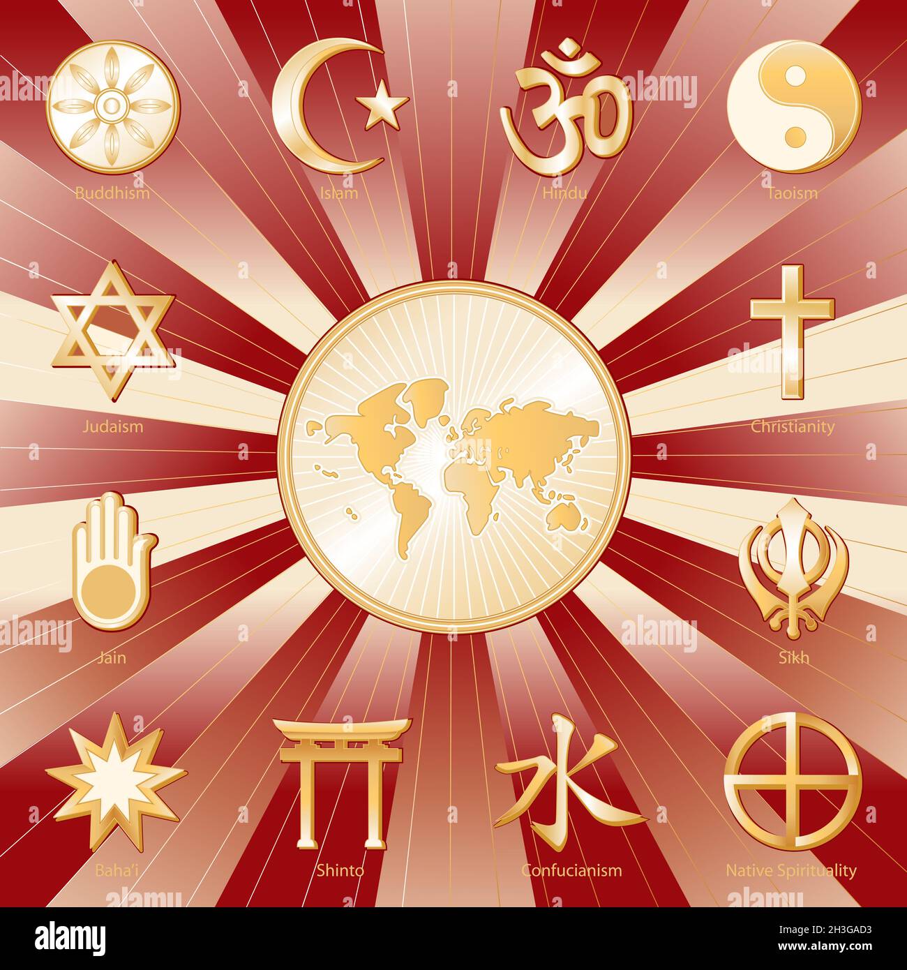 Map of faith hi-res stock photography and images - Alamy