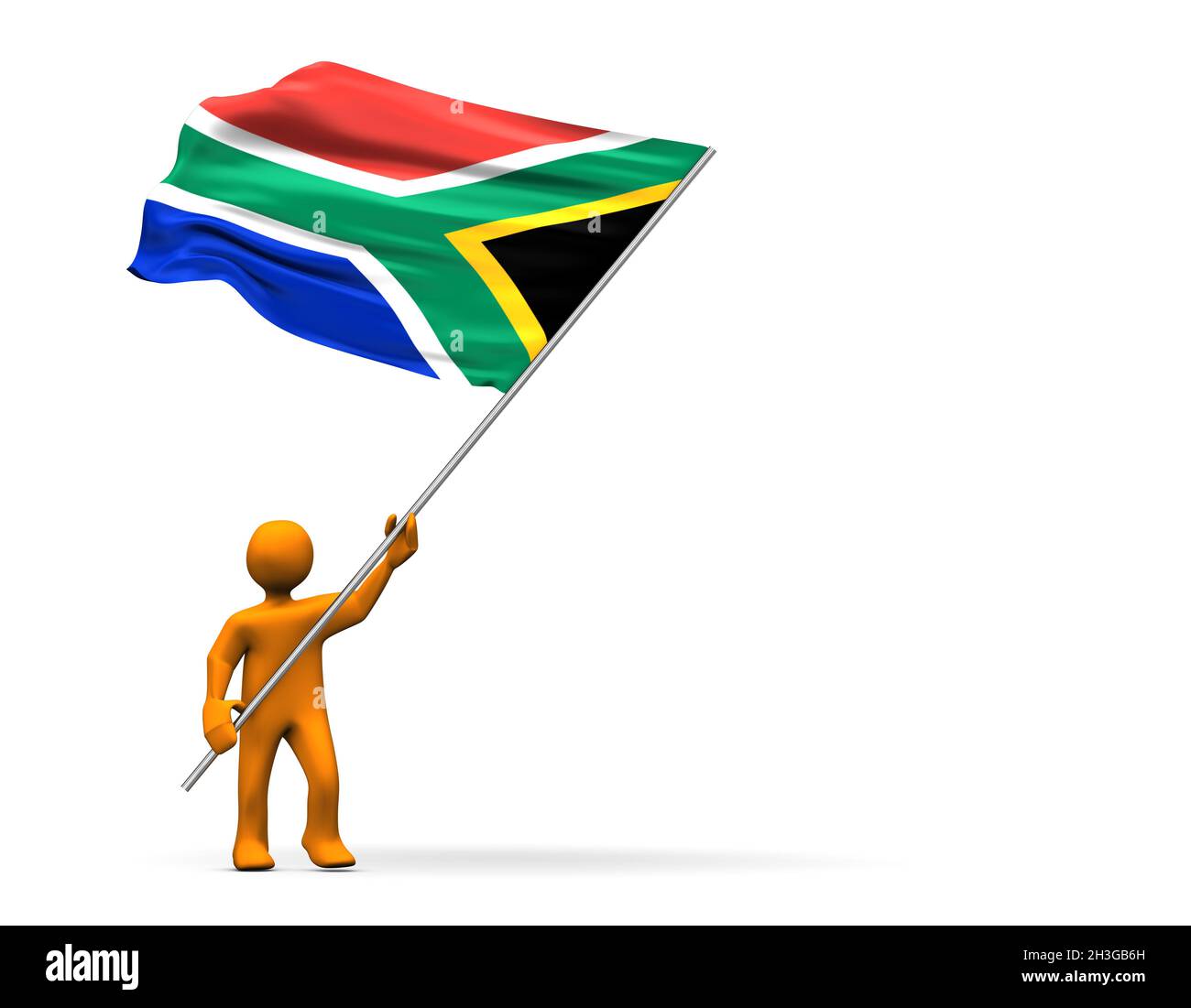 South Africa Fan Stock Photo - Alamy