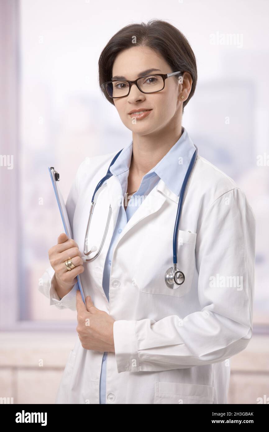 Female doctor in hospital Stock Photo - Alamy