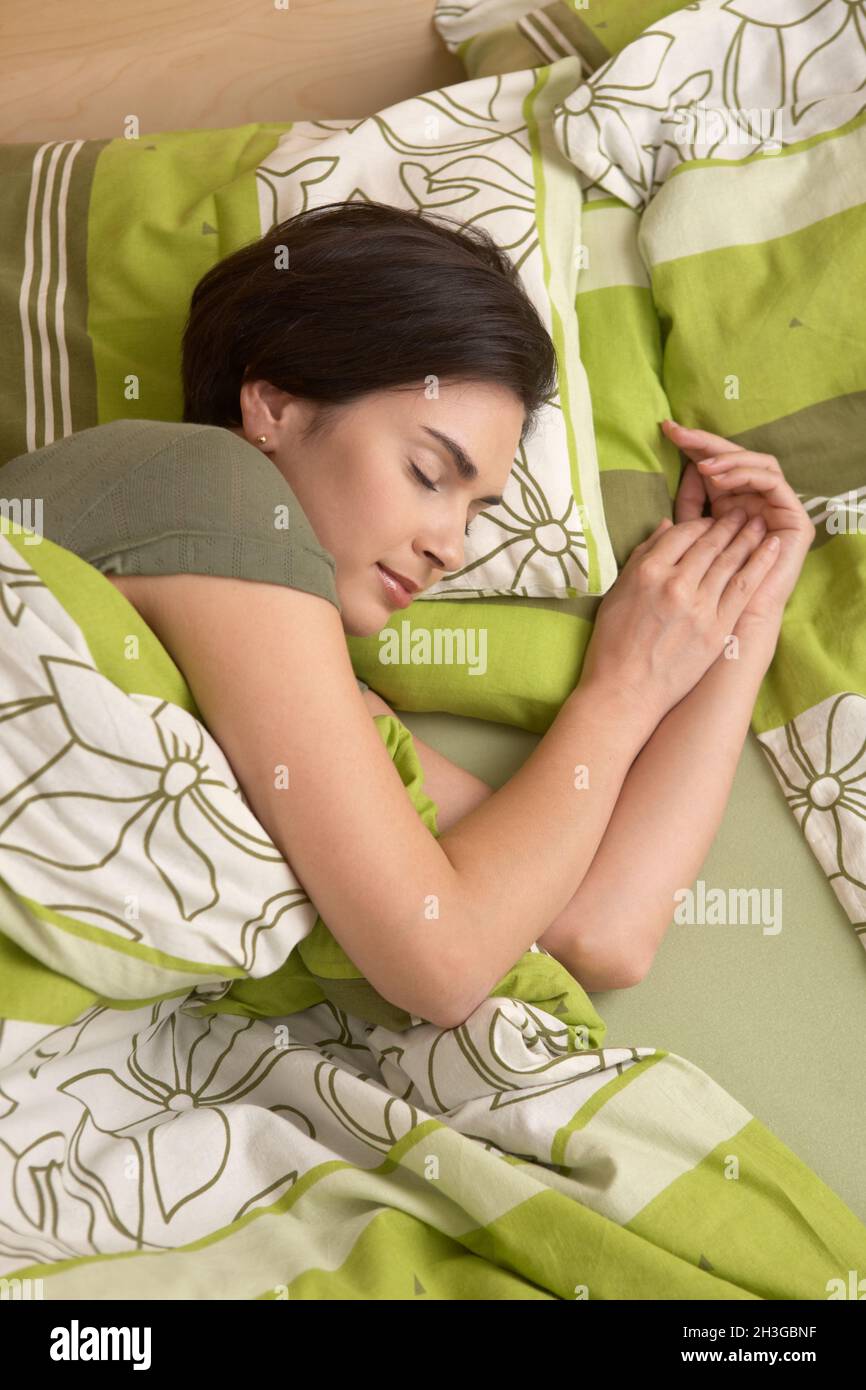 Sleep vertical hi-res stock photography and images - Alamy