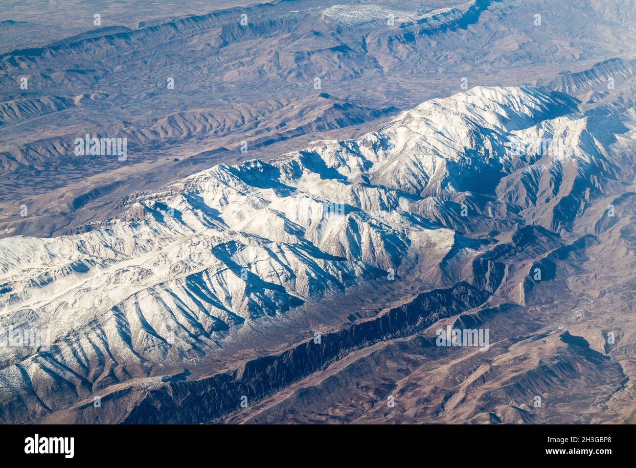 Aerial view of mountains near Khorramabad, Iran Stock Photo - Alamy