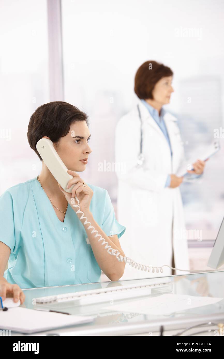 Call assistant hi-res stock photography and images - Alamy