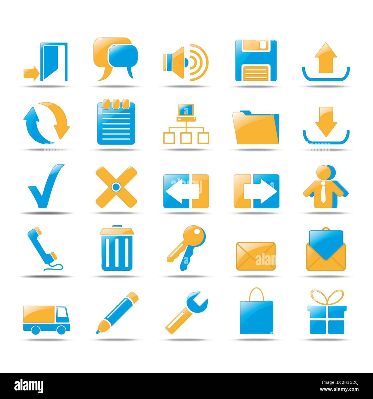 Entry icons Cut Out Stock Images & Pictures - Alamy