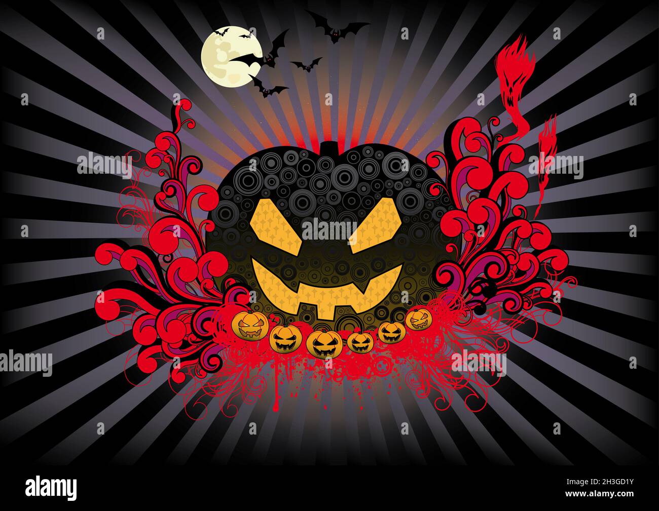 Spooky horror poster retro hi-res stock photography and images - Alamy