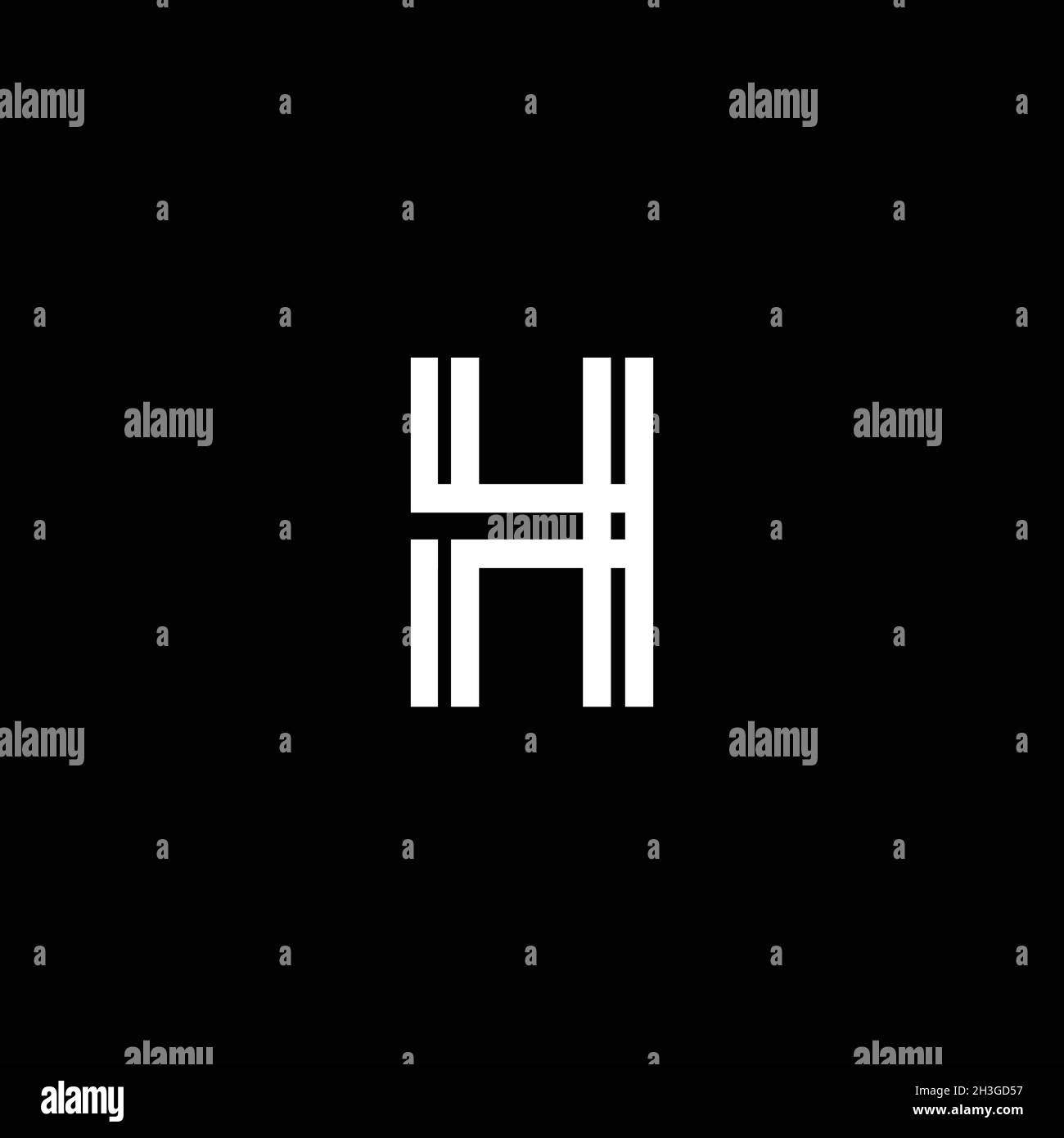 Letter H logo icon design template elements. Premium design Logo with ...