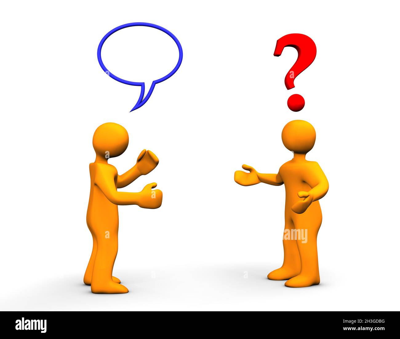 Office communication concept Cut Out Stock Images & Pictures - Alamy