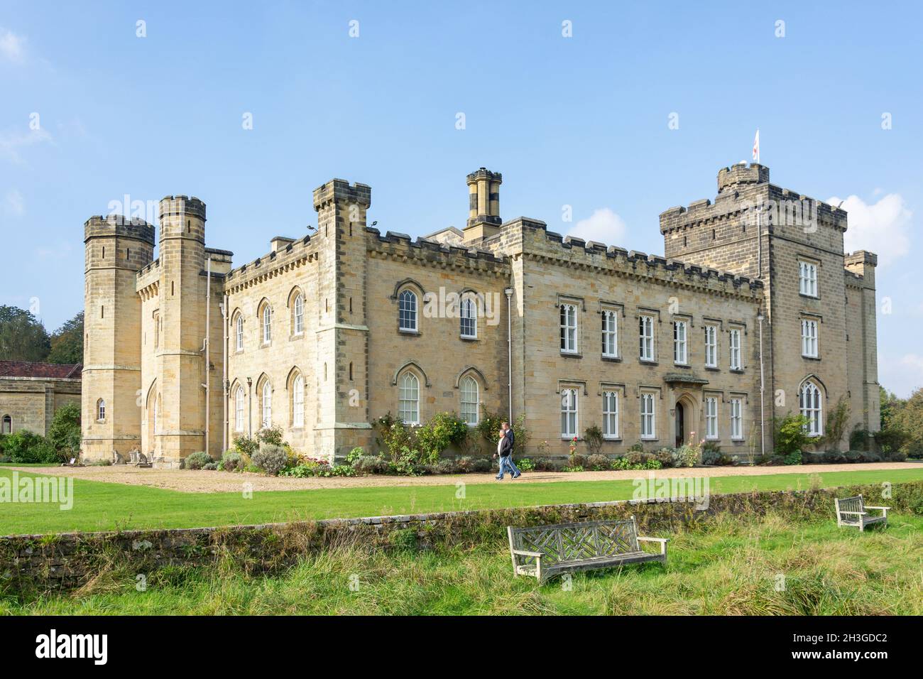 19th century Chiddingstone Castle and Gardens, Hill Hoath Road ...
