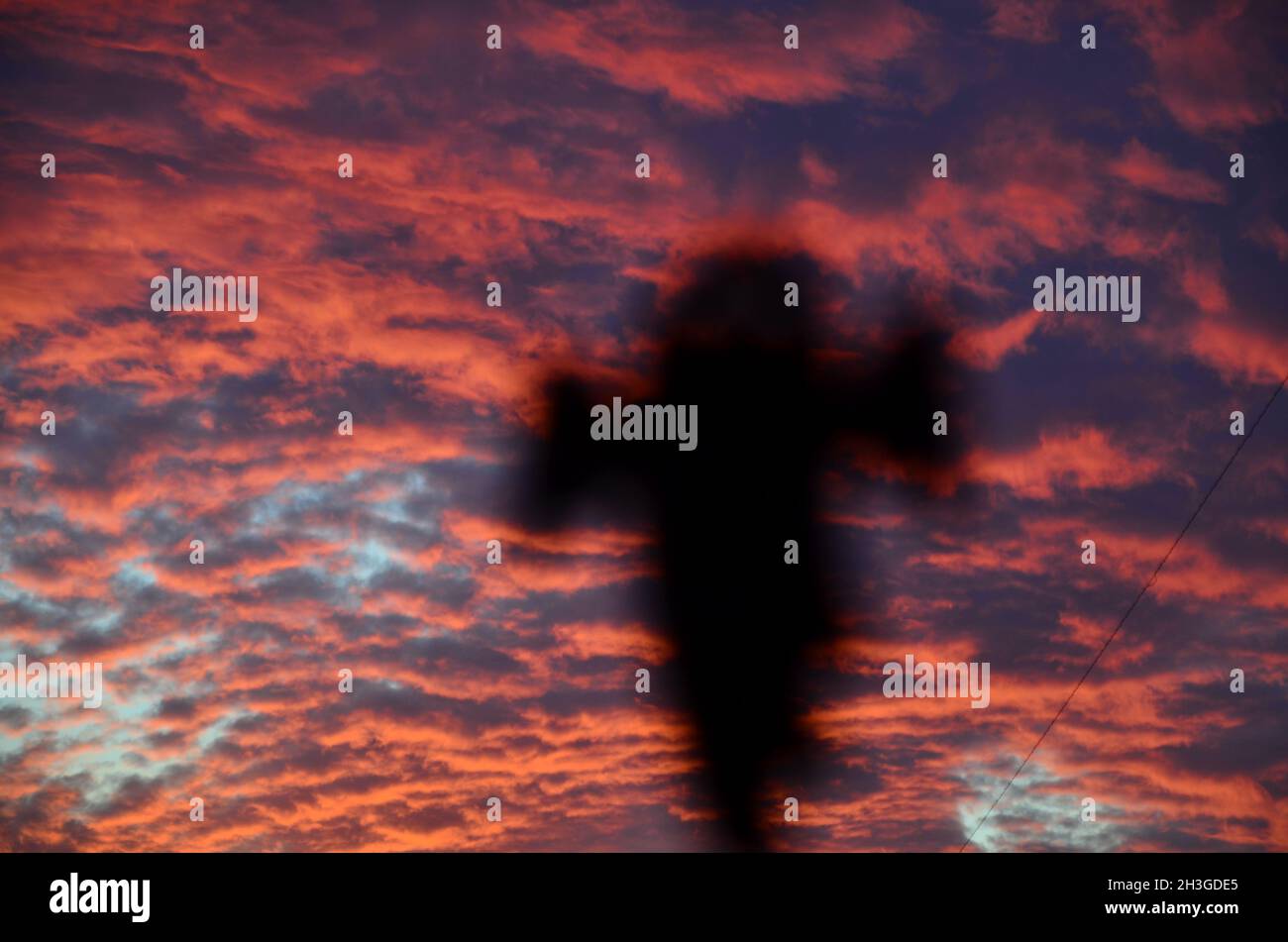Scary ghost on dark background abstract background for halloween ...