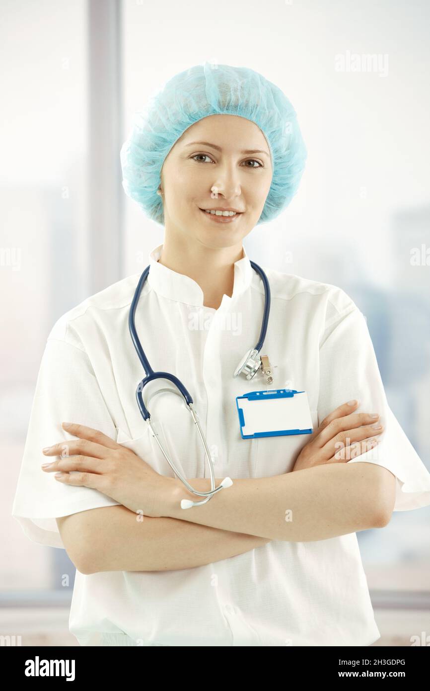 Doctor wearing uniform Stock Photo - Alamy