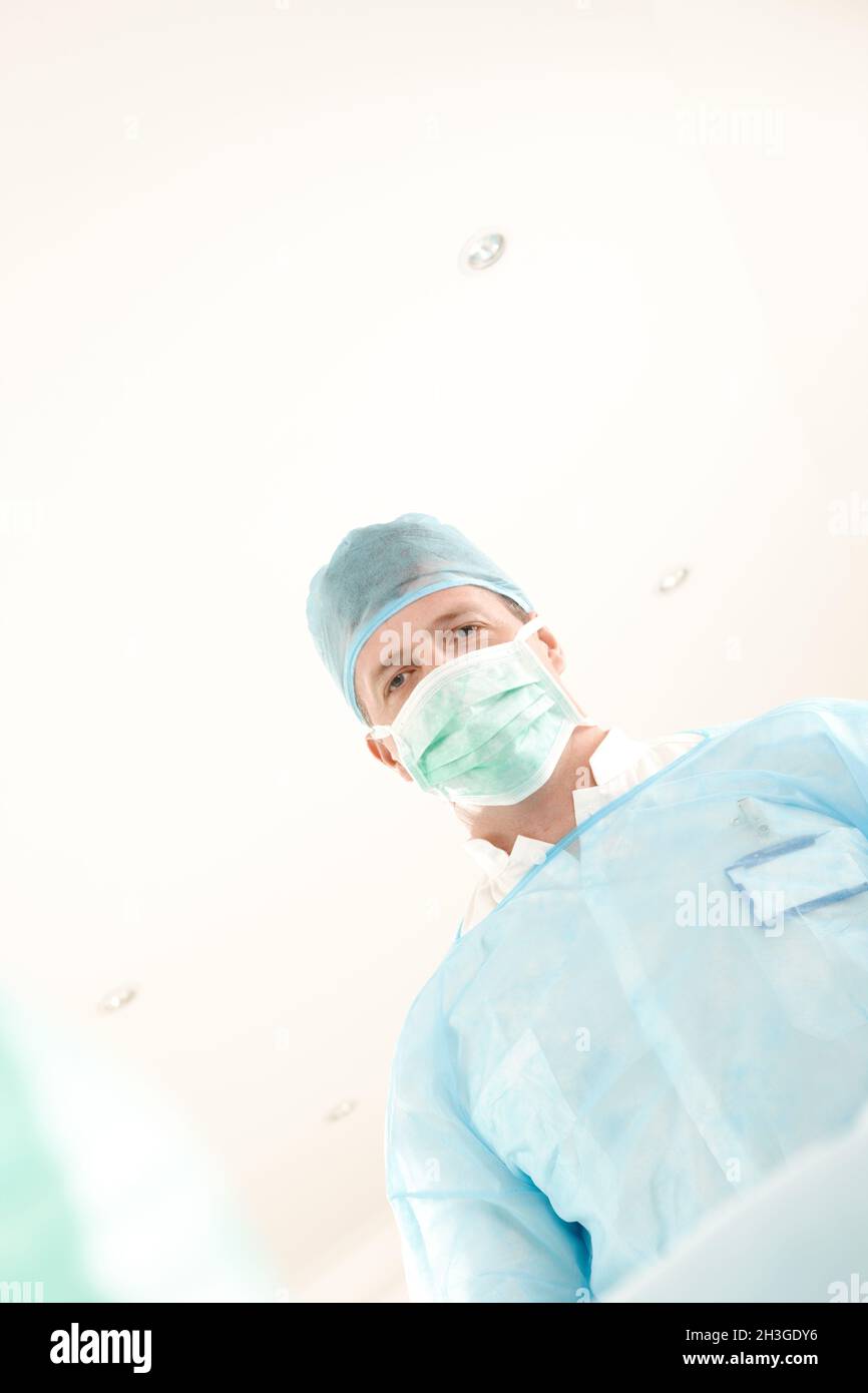 Portrait male medical operator hi-res stock photography and images - Alamy