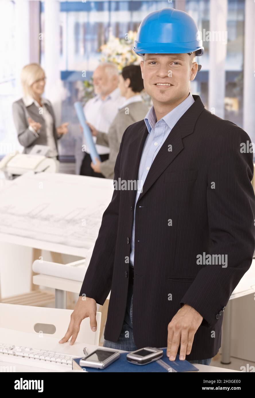 Young european architect man in hi-res stock photography and images - Alamy