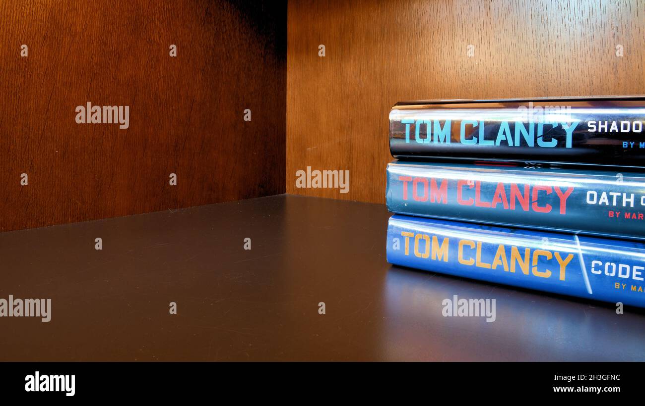 Books from the Jack Ryan series with characters created by Tom Clancy ...