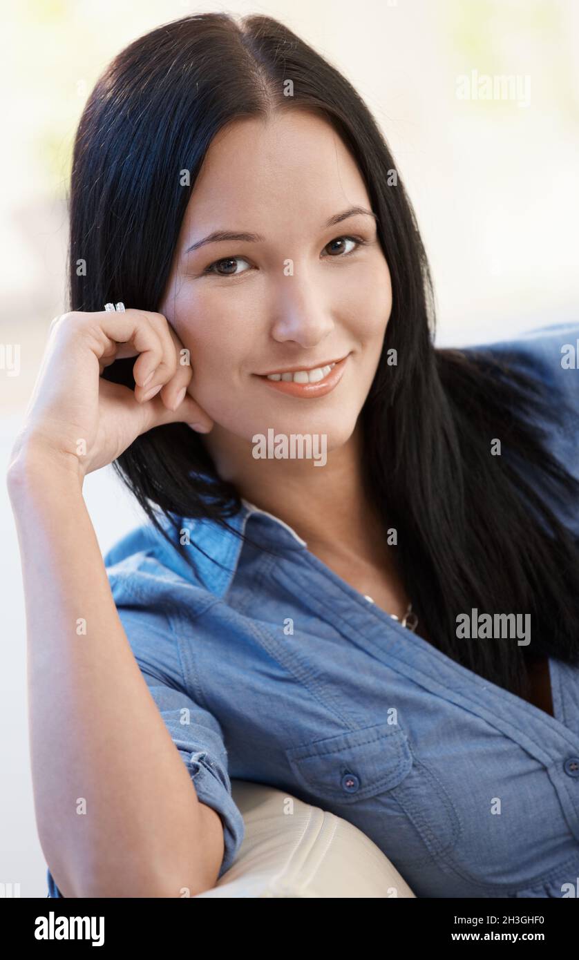 Vertical photo cheerful smiling hi-res stock photography and images - Alamy