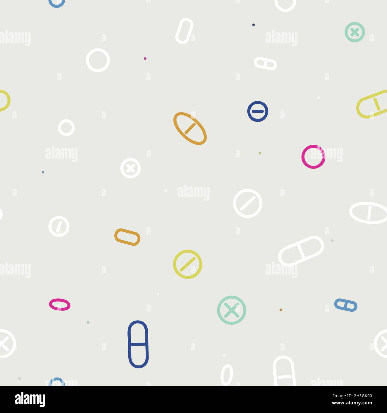 Various outline pills - vector background Stock Vector Image & Art - Alamy