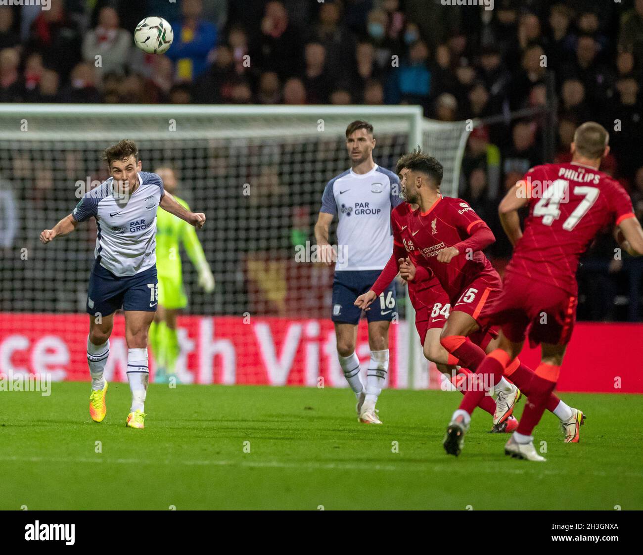 Deepdale Stadium, Preston, Lancashire, UK. 27th Oct, 2021. Carabao Cup ...