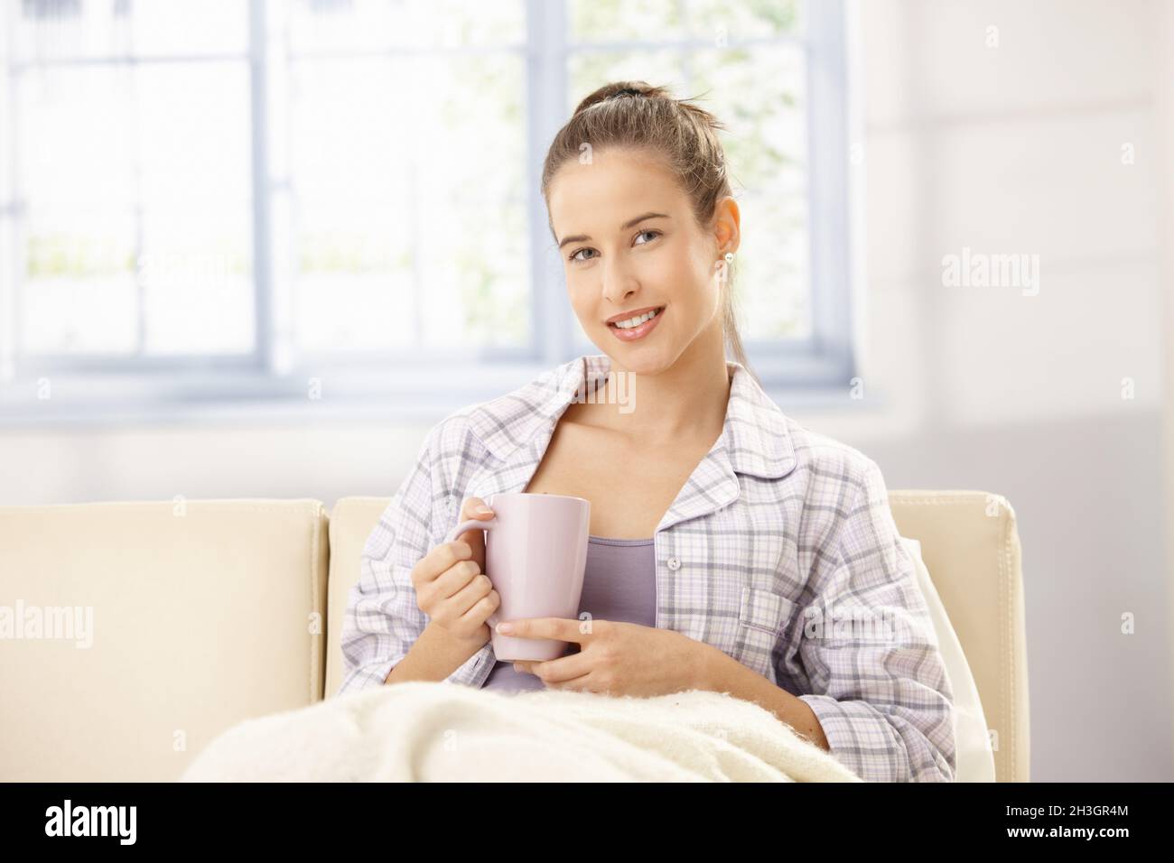 Woman in morning attractive hi-res stock photography and images - Alamy