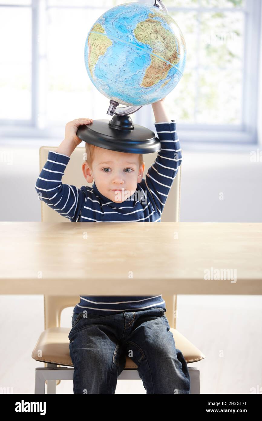 Globe head hi-res stock photography and images - Alamy