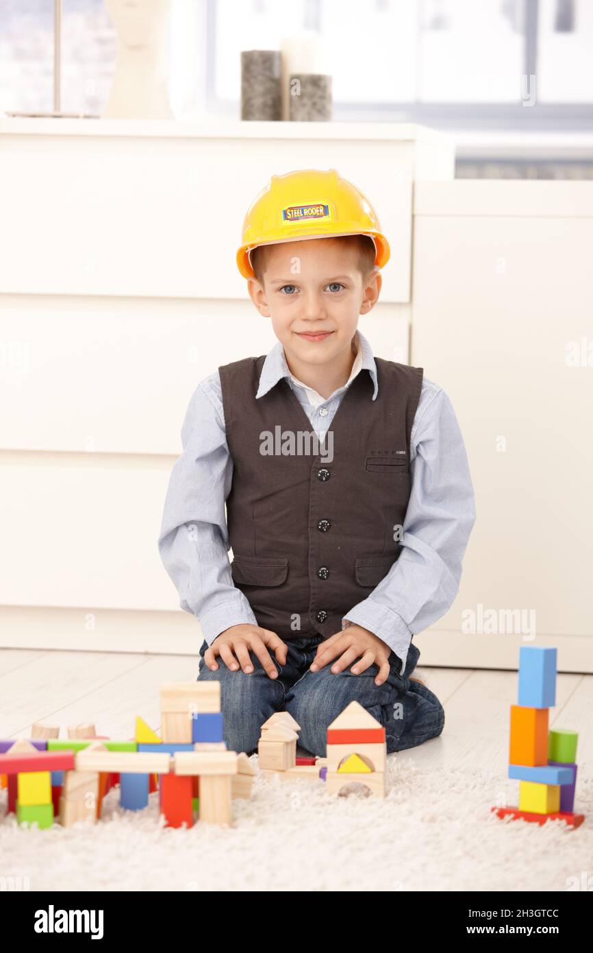 Builder preschooler hi-res stock photography and images - Alamy