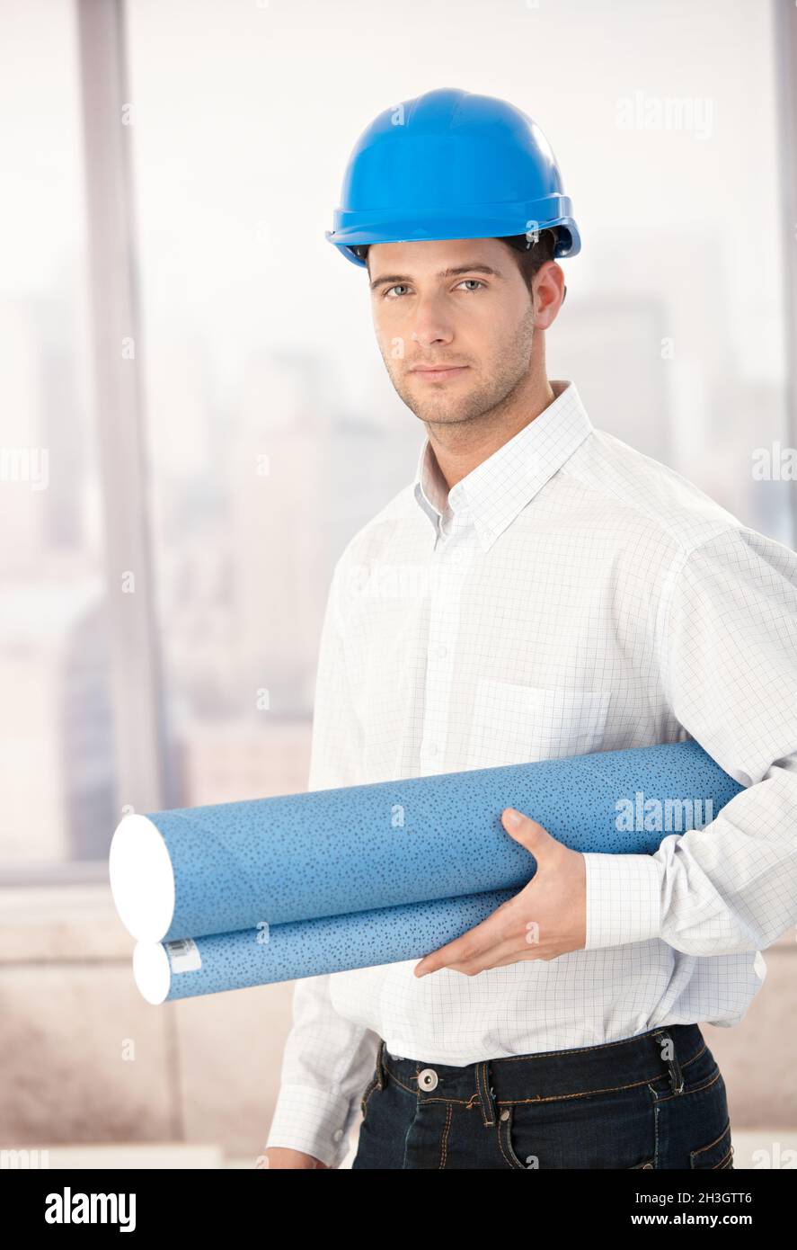 Skyscraper architect blueprint hi-res stock photography and images - Alamy