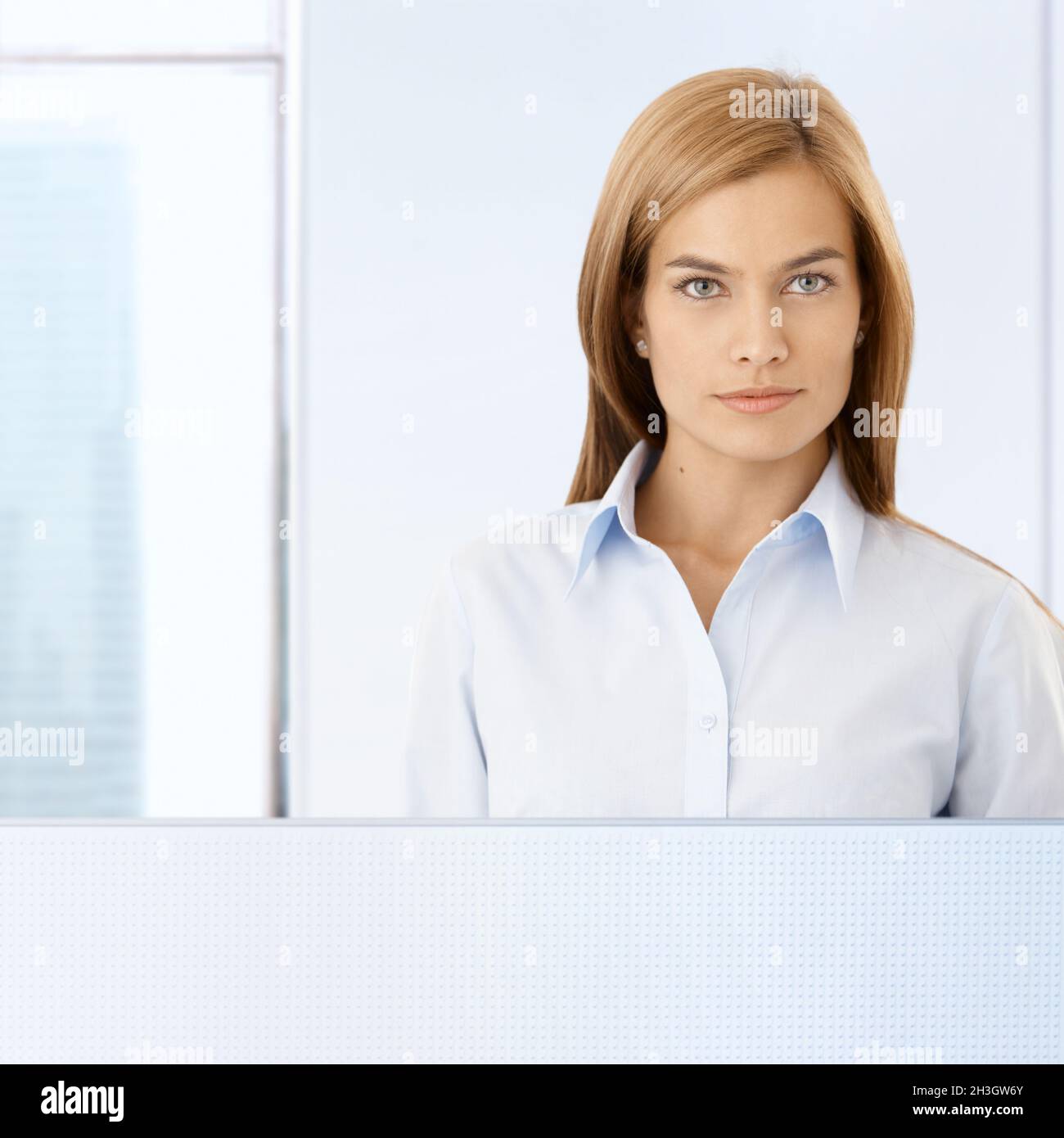 Formal portrait of smart woman Stock Photo - Alamy