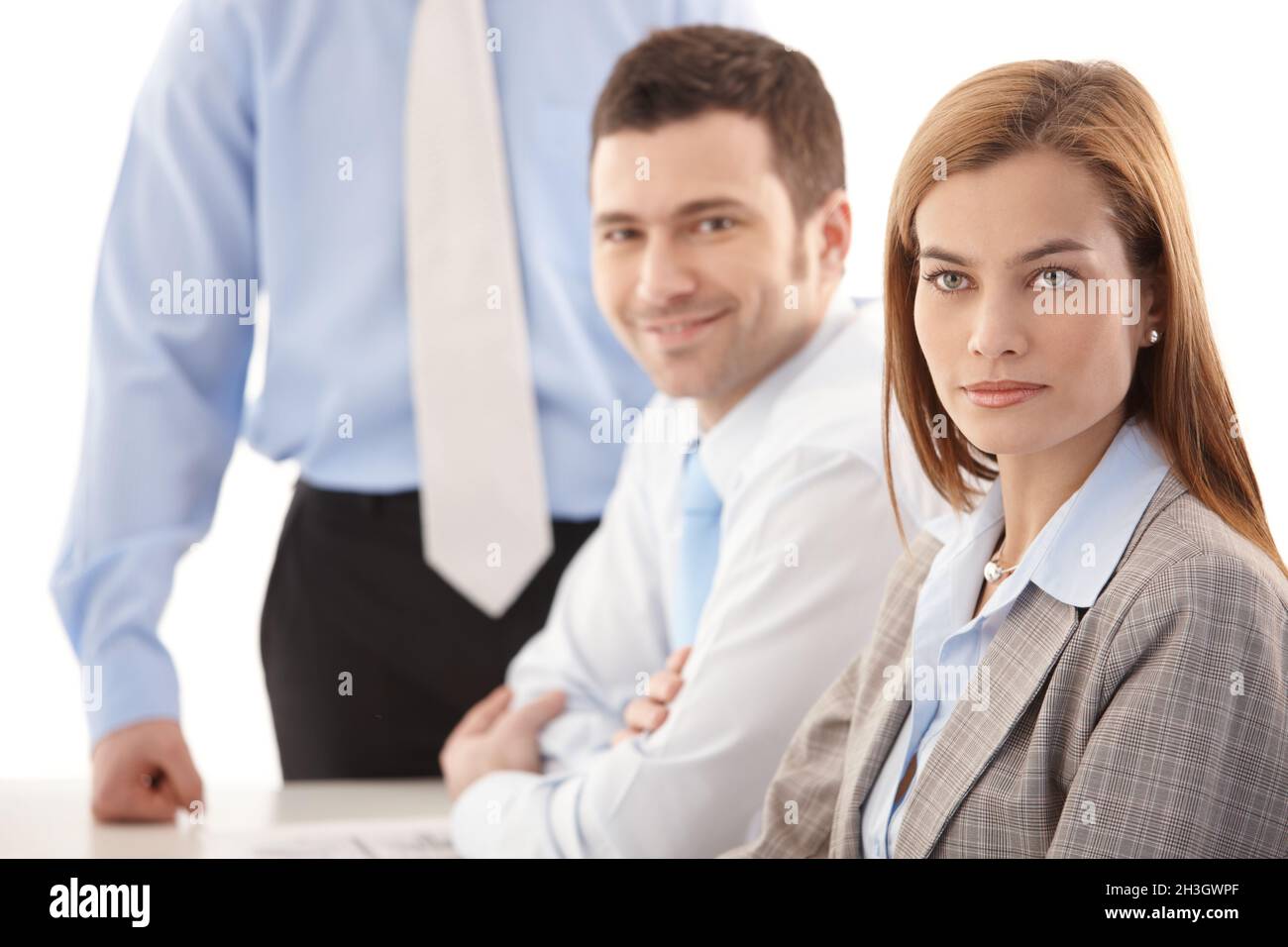 Business people colleagues sit hi-res stock photography and images - Alamy
