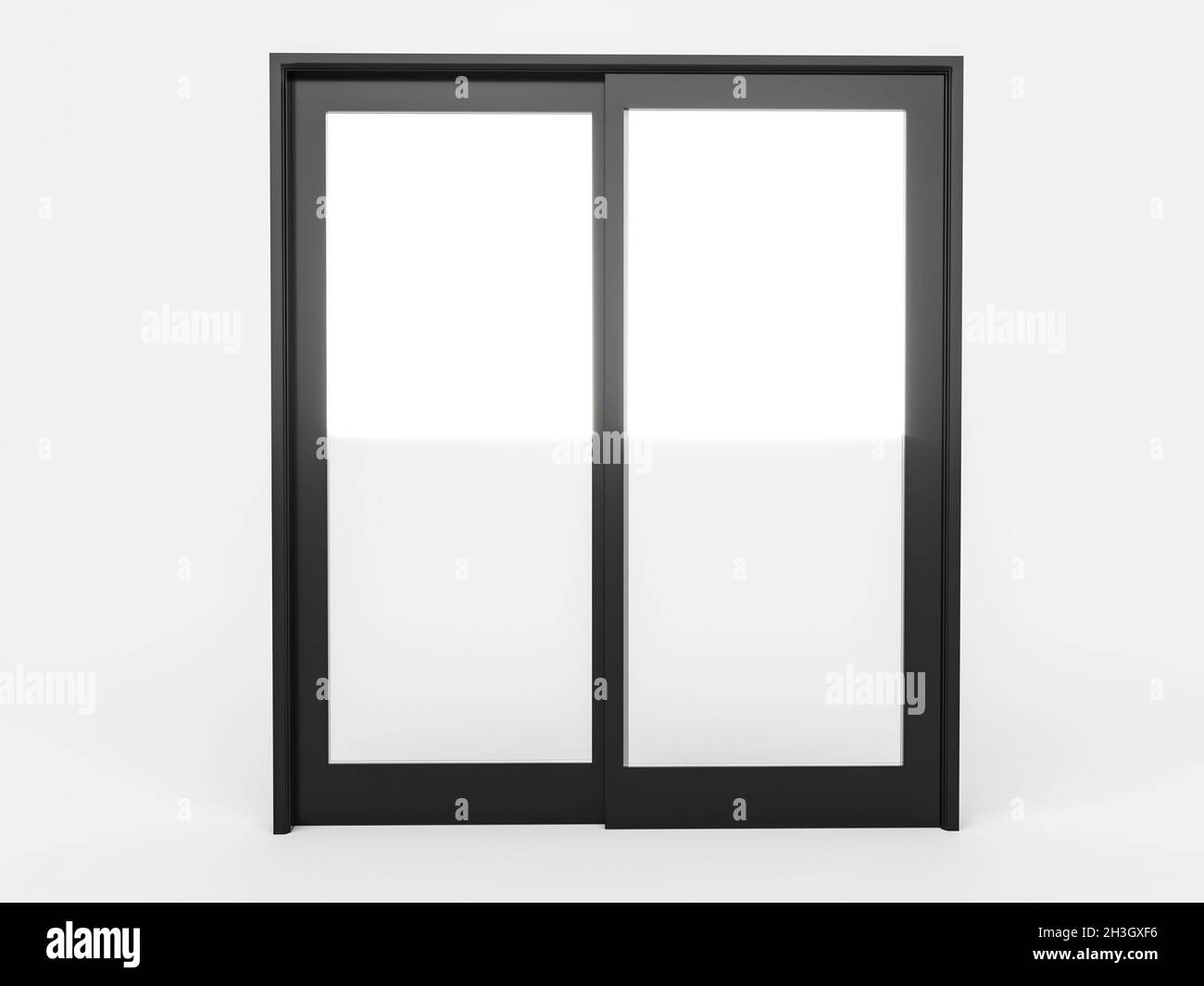 Illustration of a window on a white background Stock Photo - Alamy