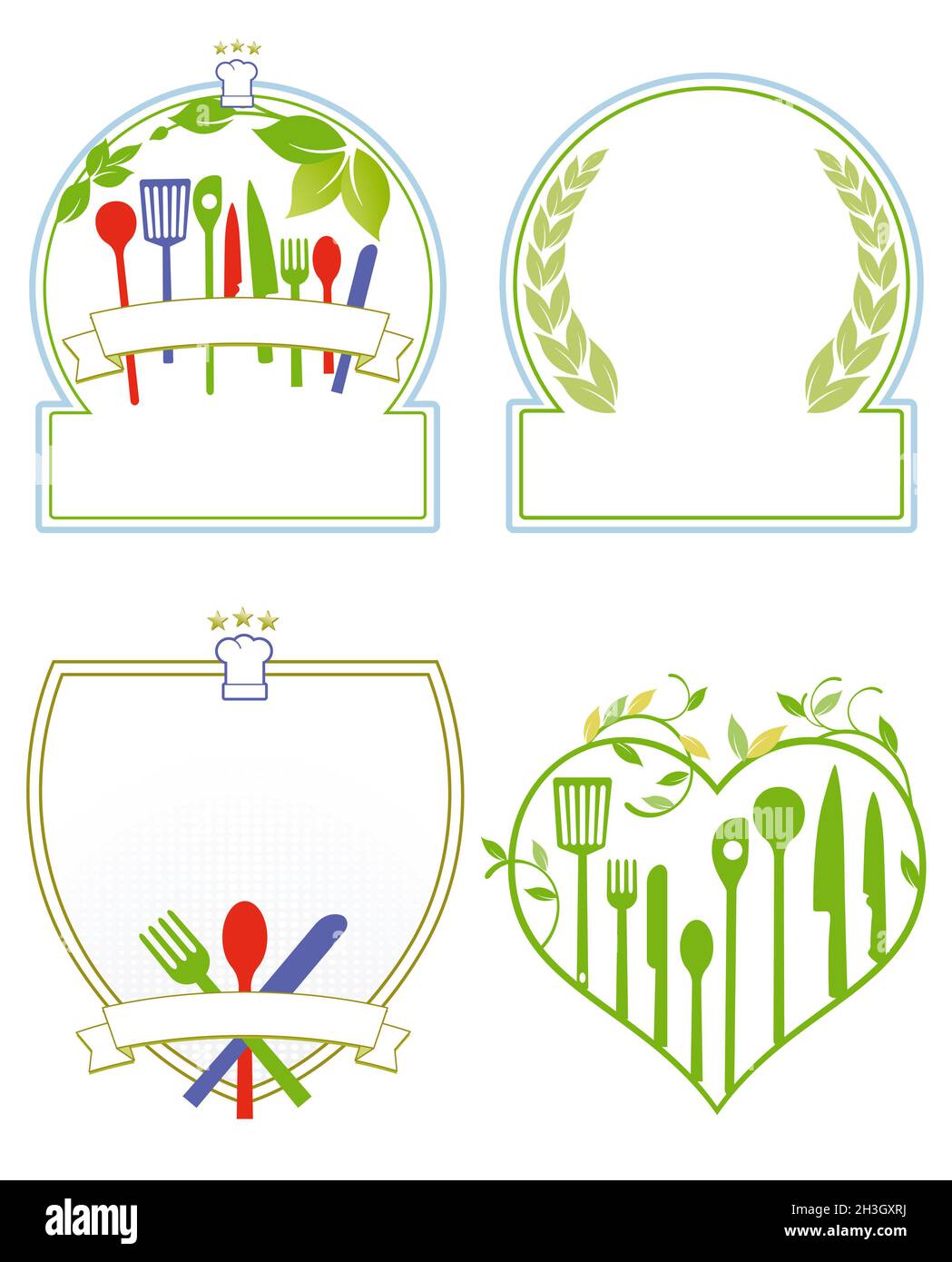 Menu design Cut Out Stock Images & Pictures - Alamy