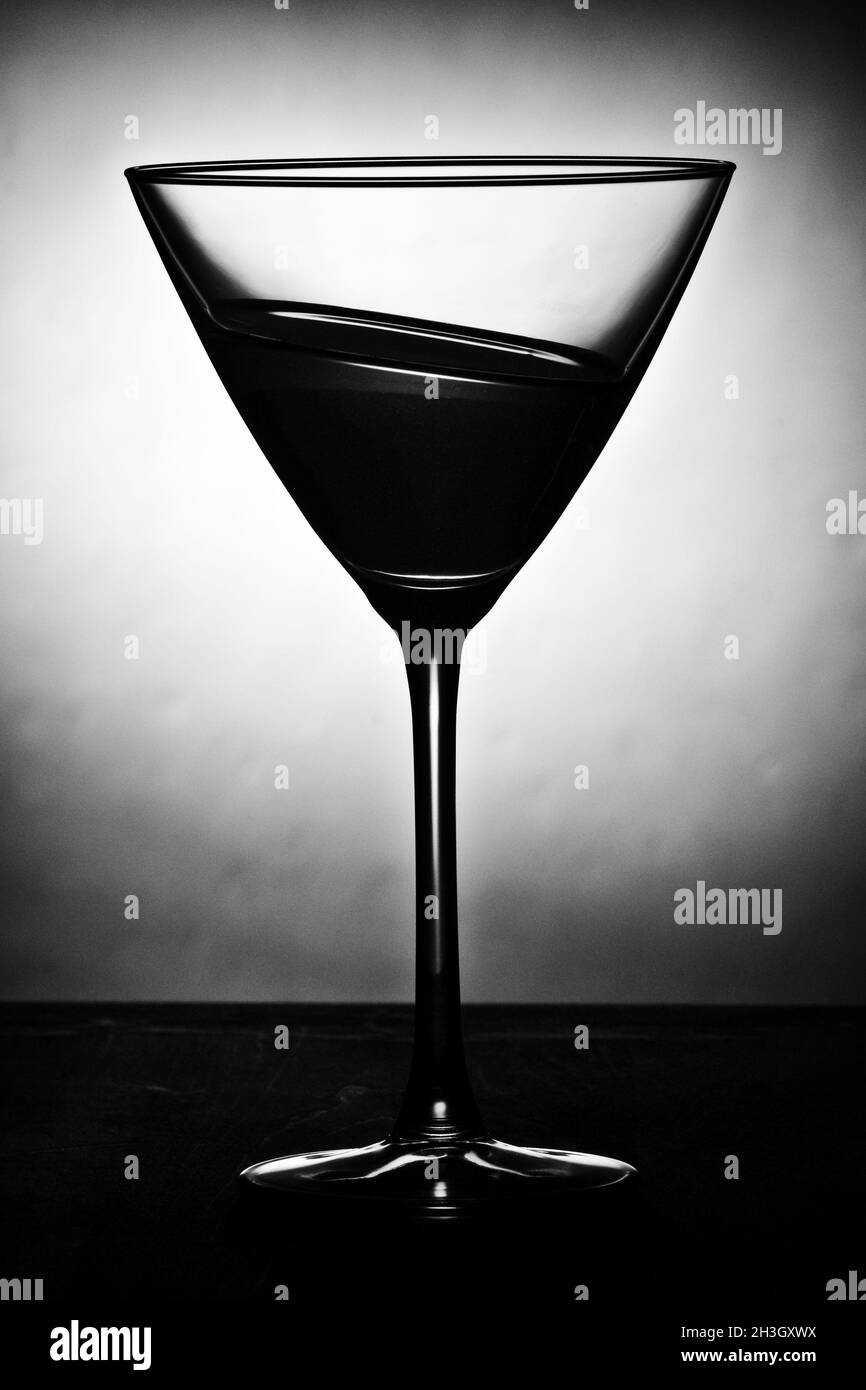 Weird cocktail glass Stock Photo - Alamy