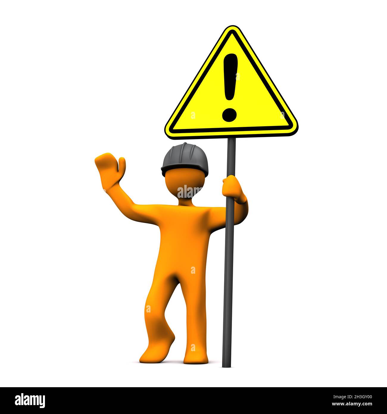 Danger achtung Cut Out Stock Images & Pictures - Alamy