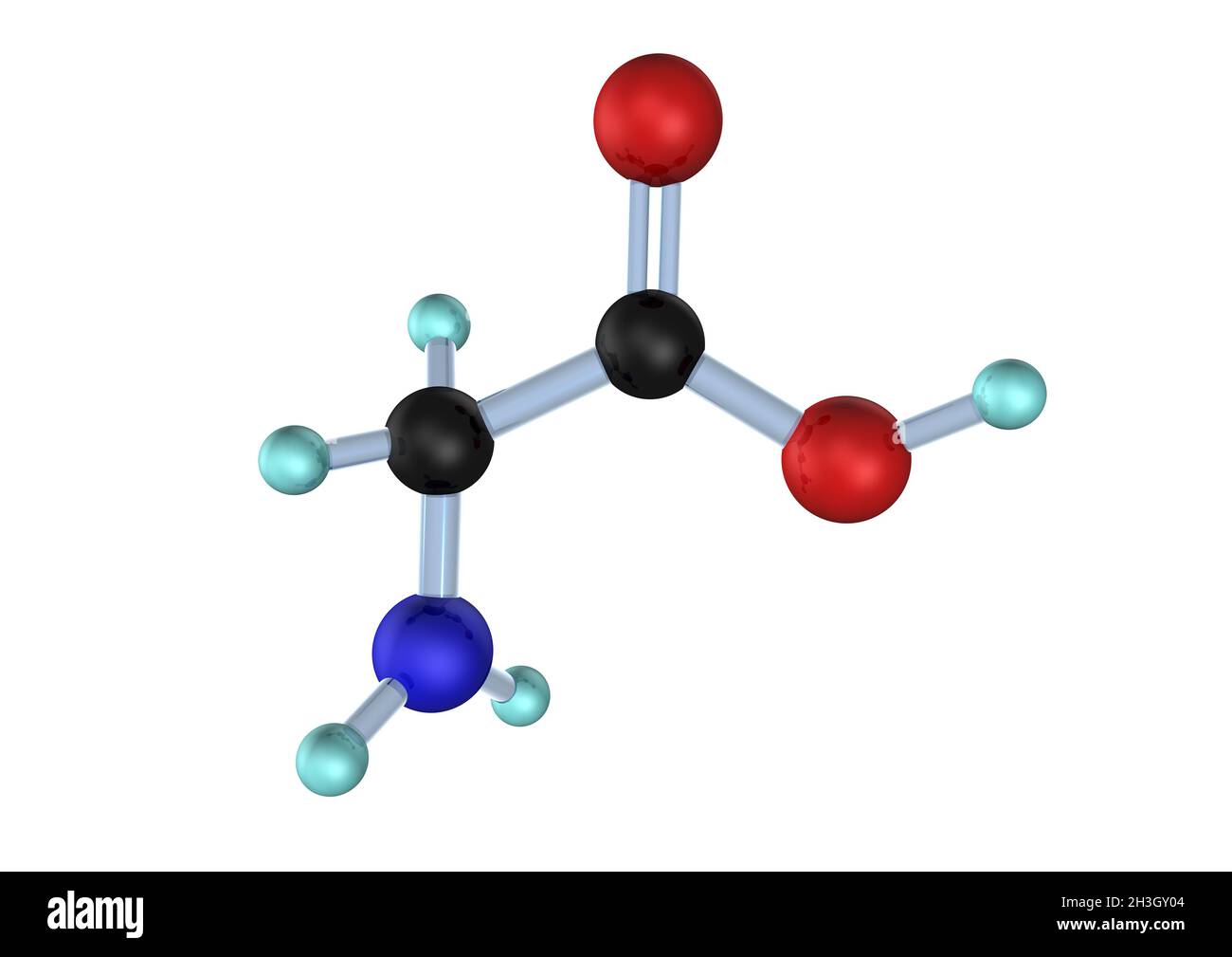 Glycine molecule hi-res stock photography and images - Alamy