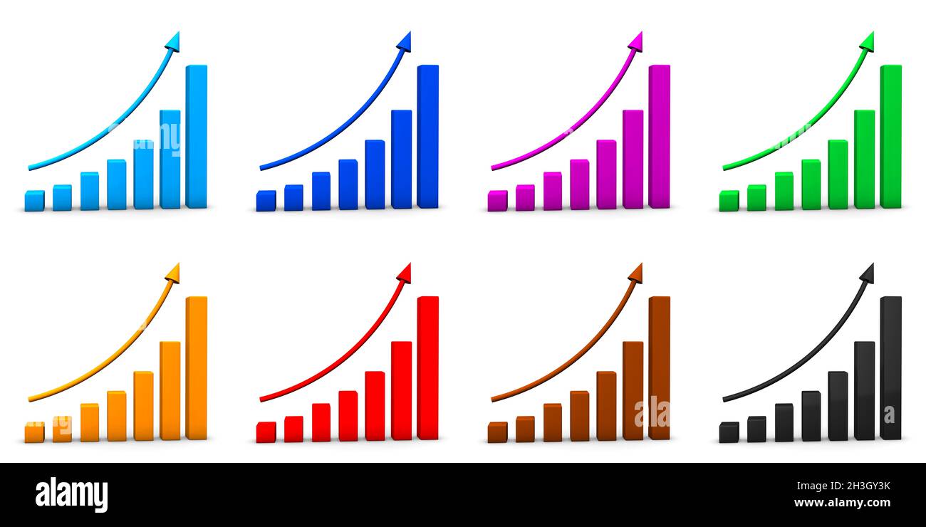 Increasing Line Graph Clipart