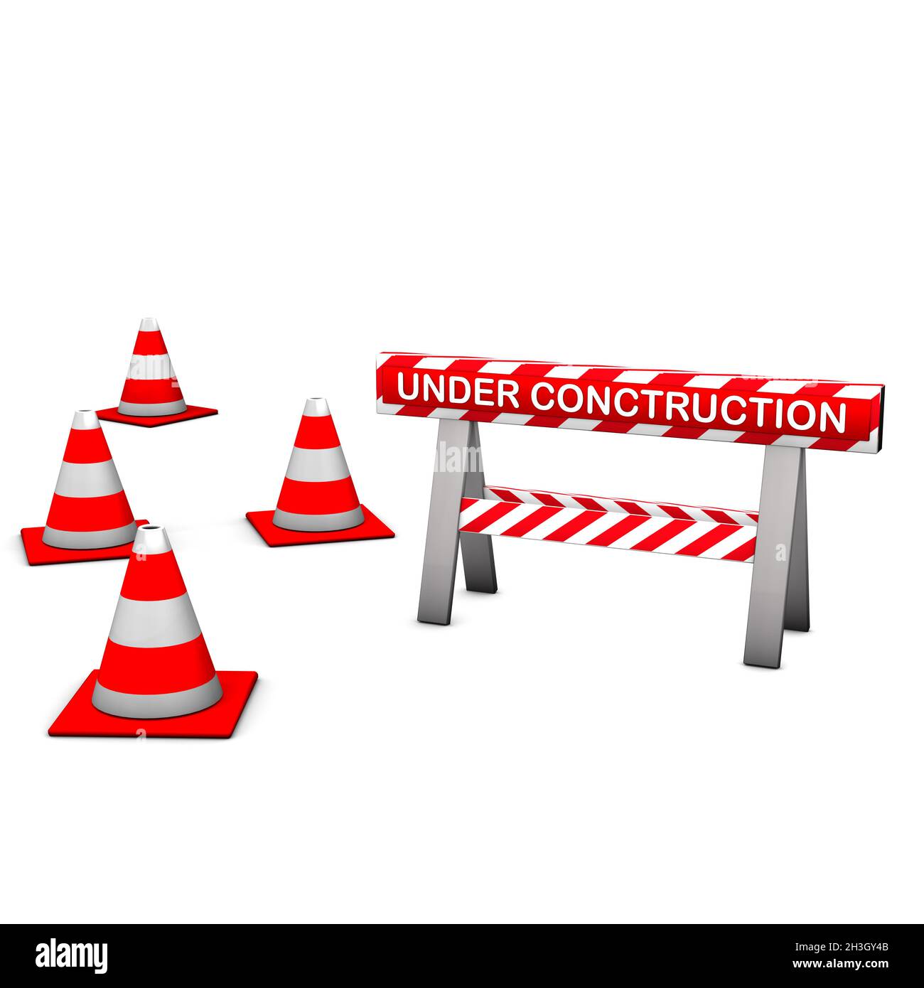 Under construction cartoon Cut Out Stock Images & Pictures - Alamy