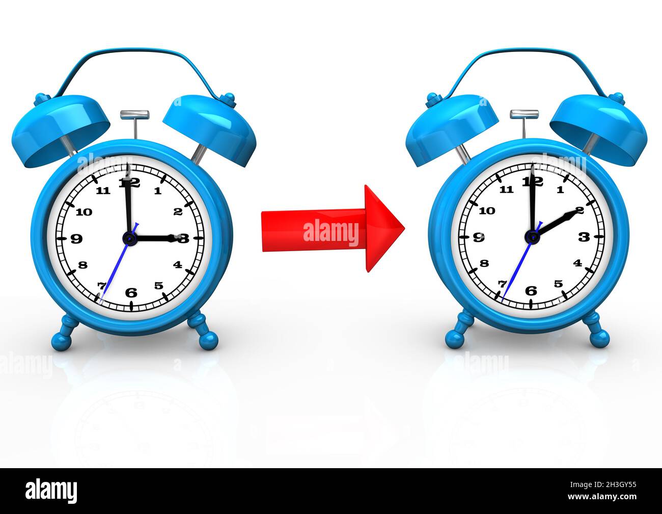 Time Change To Standard Time Stock Photo - Alamy