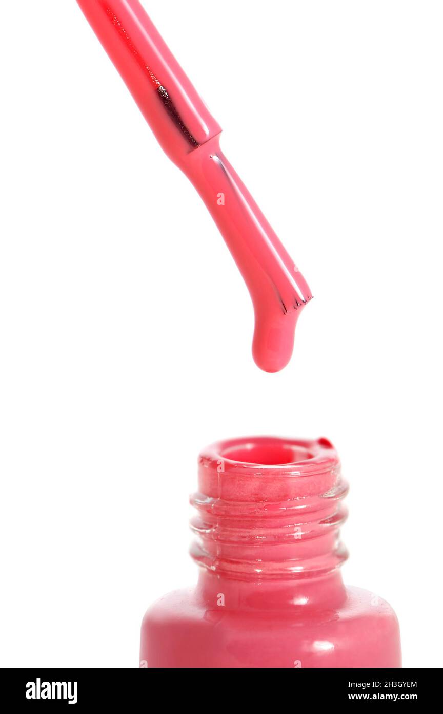 Nail Polish Drop Stock Photo - Alamy