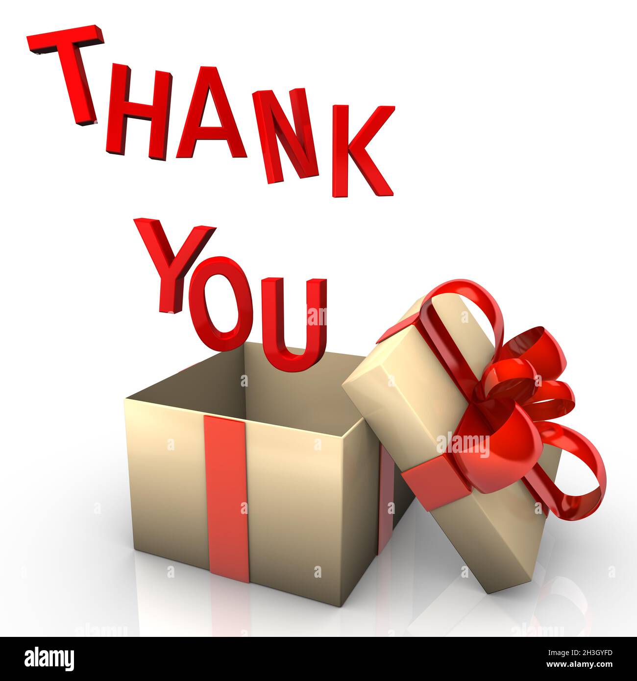 Thank You Gift Stock Photo - Alamy
