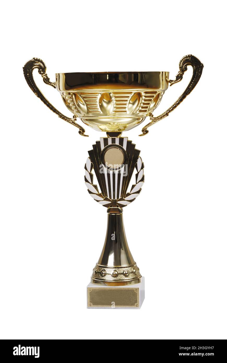 Large golden trophy Stock Photo - Alamy